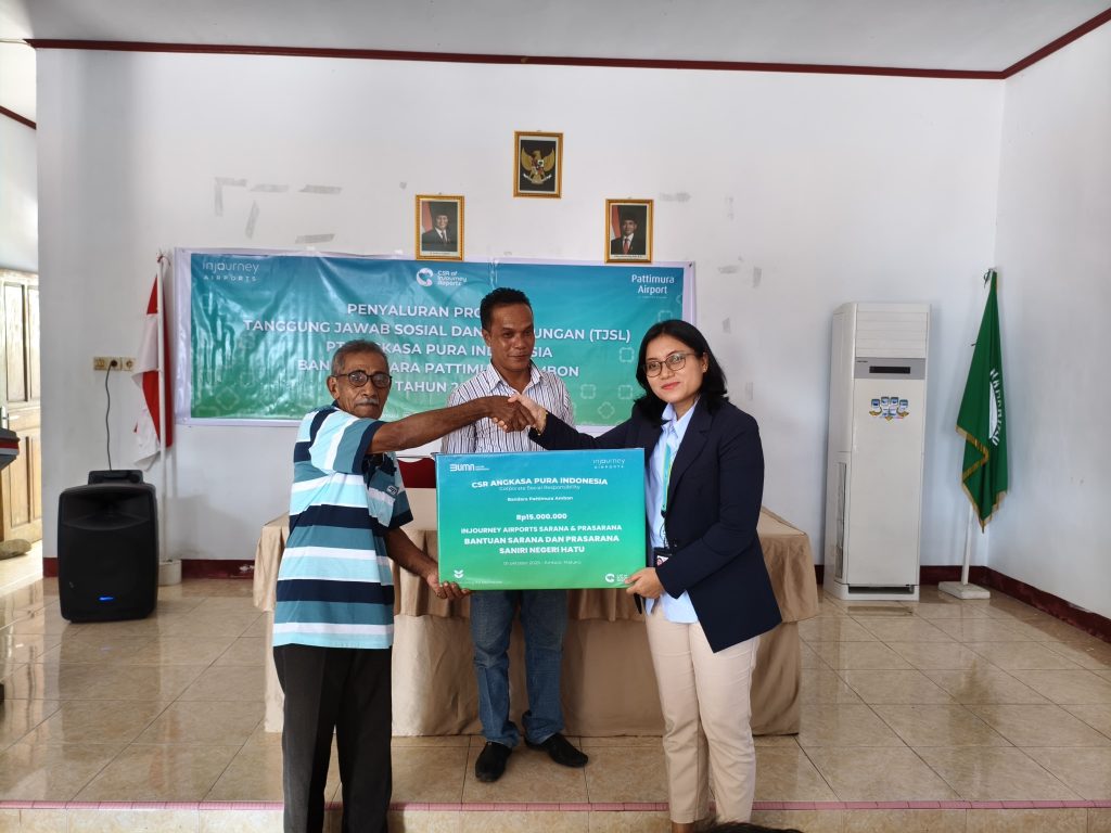Bandara Pattimura Ambon bantu Sarana dan Prasarana Umum di Dua Negeri ...